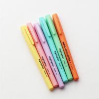 China factory wholesale cute candy color non toxic fluorescent pens for sale