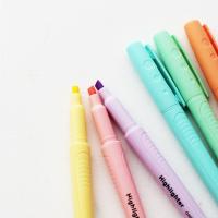 China factory wholesale cute candy color non toxic fluorescent pens for sale
