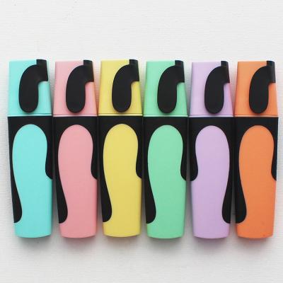 China wholesale hot sale stationery macaron color fluorescent pens for sale