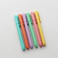China hot sale reliable quality safety macaron colors highlghter pen for sale