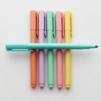 China hot sale reliable quality safety macaron colors highlghter pen for sale