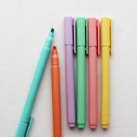 China hot sale reliable quality safety macaron colors highlghter pen for sale