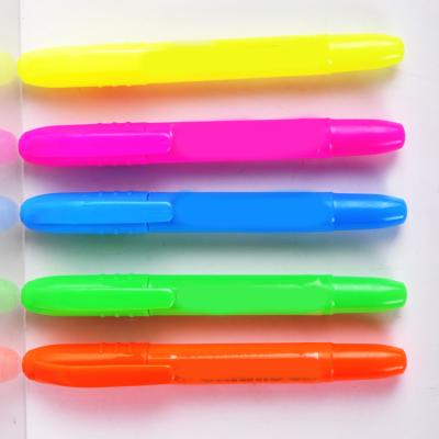 China factory wholesale office and school stationery 5pcs highlighter pen for sale