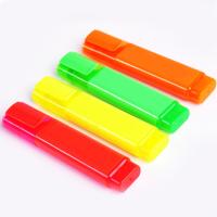 China wholesale colourful 4pcs fluorescent marker pen with flat tip for sale