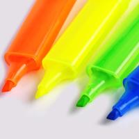 China custom logo reliable quality fluorescent color marker pen set for sale