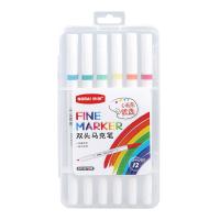 China 36 Colors Double Head Rich And Natural Color Permanent Markers Jumbo Ink Marker Pen for sale