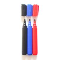 China 3 Colors High Quality Round Tip Non Toxic White Board Marker for sale