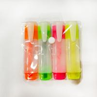 China Factory Directly Price 4PCS Cheap Fluorescent Ink PVC Bag Set Marker Pen Chisel Fiber Tip Highlighter for sale