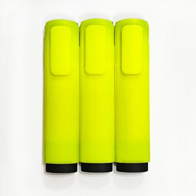 China Facoty Wholesale 12PCS Yellow School And Office Fluorescent Ink Window Cuted Color Box Set Marker Chisel Fiber Tip Highlighter for sale