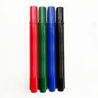 China Manufacturer 4PCS Office Classic Dry Easy Marker Pen Set Bullet Tip Permanent Marker for sale