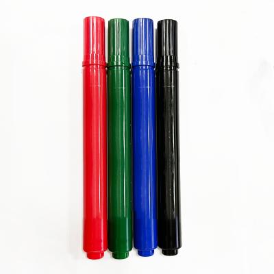 China Manufacturer 4PCS Office Classic Dry Easy Marker Pen Set Bullet Tip Permanent Marker for sale