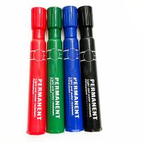 China New Design 4PCS Premium  Colorful School And Office Dry Easy Marker Set Bullet Tip Permanent Marker for sale