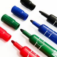 China New Design 4PCS Premium  Colorful School And Office Dry Easy Marker Set Bullet Tip Permanent Marker for sale