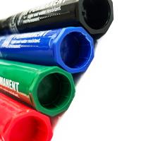 China New Design 4PCS Premium  Colorful School And Office Dry Easy Marker Set Bullet Tip Permanent Marker for sale