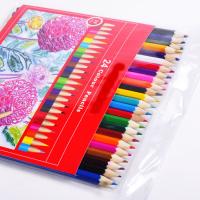 China wholesale standard presharpened 24pcs pvc bag drawing pencil sets for sale