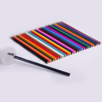 China Factory Direct 24 Pcs HEX Metal Tin Tube Coloured Pencils with Sharpener for sale