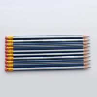 China factory price presharpened 10pcs wood pencil hb with eraser for sale