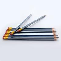 China factory price presharpened 10pcs wood pencil hb with eraser for sale