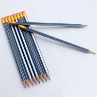 China factory price presharpened 10pcs wood pencil hb with eraser for sale