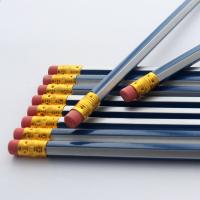 China factory price presharpened 10pcs wood pencil hb with eraser for sale