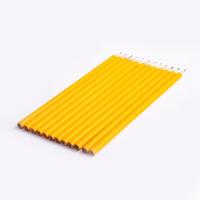 China Government bid hb pencil presharpened 12pcs yellow wood hb pencil set for kids for sale