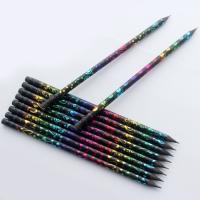 China 10pcs Custom Printed Black Wooden Pencil Hb Pencil 2 Hb Pencil S With Black Eraser Importer for sale