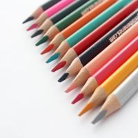 China Reliable quality 3mm soft wood 12pcs 24color dual tip pencil color set for sale