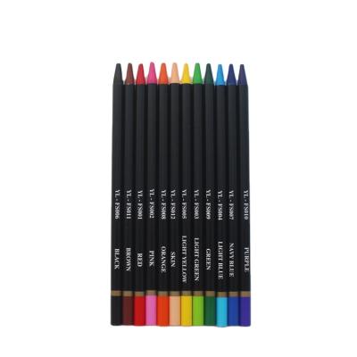 China hot sale wholesale cheap round barrel design 12pcs color pencils for sale