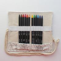 China hot sale wholesale cheap round barrel design 12pcs color pencils for sale