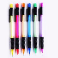 China High quality wholesale multi-colored 6pcs mechanical pencil with eraser for sale