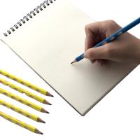 China wholesale triangle barrel groove kids writing HB pencil for sale