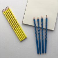 China wholesale triangle barrel groove kids writing HB pencil for sale