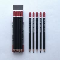 China Art supplies wooden black 5B sketch pencil set for sale