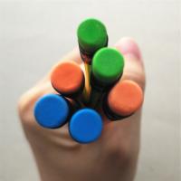 China wholesale 6pcs noen painting HB with colorful eraser for sale