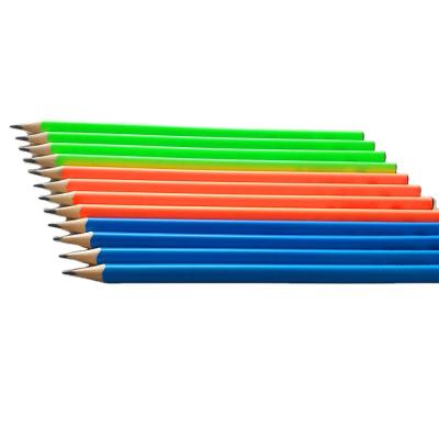 China presharpened 12pcs noen painting wholesale closed head hb pencil for sale