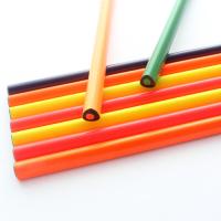 China factory price 12pcs wood half size jumbo color pencil for sale