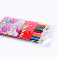 China factory sale presharpened 12pcs basswood pvc bag colouring pencils for sale
