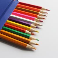 China Custom Diy Artist Colorful Set Of 24 Multi Long Colored Pencils Set for sale