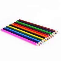 China wholesale cheap wooden triangle color drawing pencil for sale