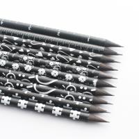 China Custom presharpened graphite pencil 10pcs soft black wood hb pencil with eraser for sale