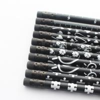 China Custom presharpened graphite pencil 10pcs soft black wood hb pencil with eraser for sale