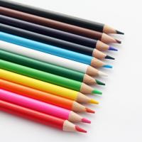 China Factory direct 7 inch 12 pcs HEX paper tube kids high quality soft wood color pencils for sale