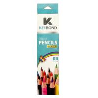 China High Quality 7 Inch 6PCS Colored Students Painting Wood Round Shape Color Pencil for sale