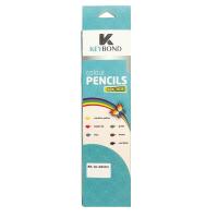 China High Quality 7 Inch 6PCS Colored Students Painting Wood Round Shape Color Pencil for sale
