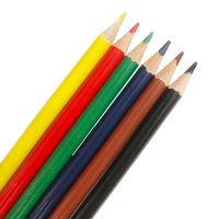 China High Quality 7 Inch 6PCS Colored Students Painting Wood Round Shape Color Pencil for sale