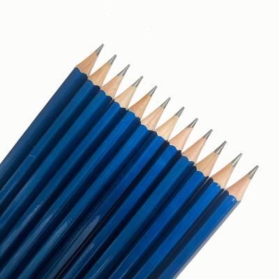 China High Quality 7 Inch 12PCS  Stationery 2B Soft Graphite Black Lead Sharpened Pencil for sale