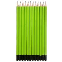 China Manufacturer Premium Quality 7 Inch HB Soft Graphite Lead Top Closed 12PCS Set Hexagonal Pencil for sale