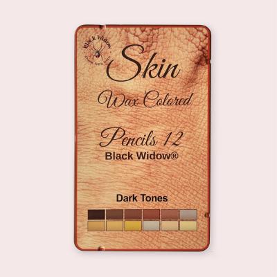 China Wholesale 12 Colours Wooden Color Pencils Reliable Quality Metal Box Kids Color Pencil Set for sale