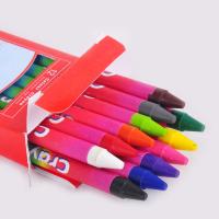 China 90mm School Stationery Crayon Kids Drawing Wholesale Regular Size Wax Crayon for sale