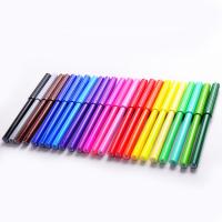 China kids drawing color set 24pcs fibre tip watercolor pen for sale